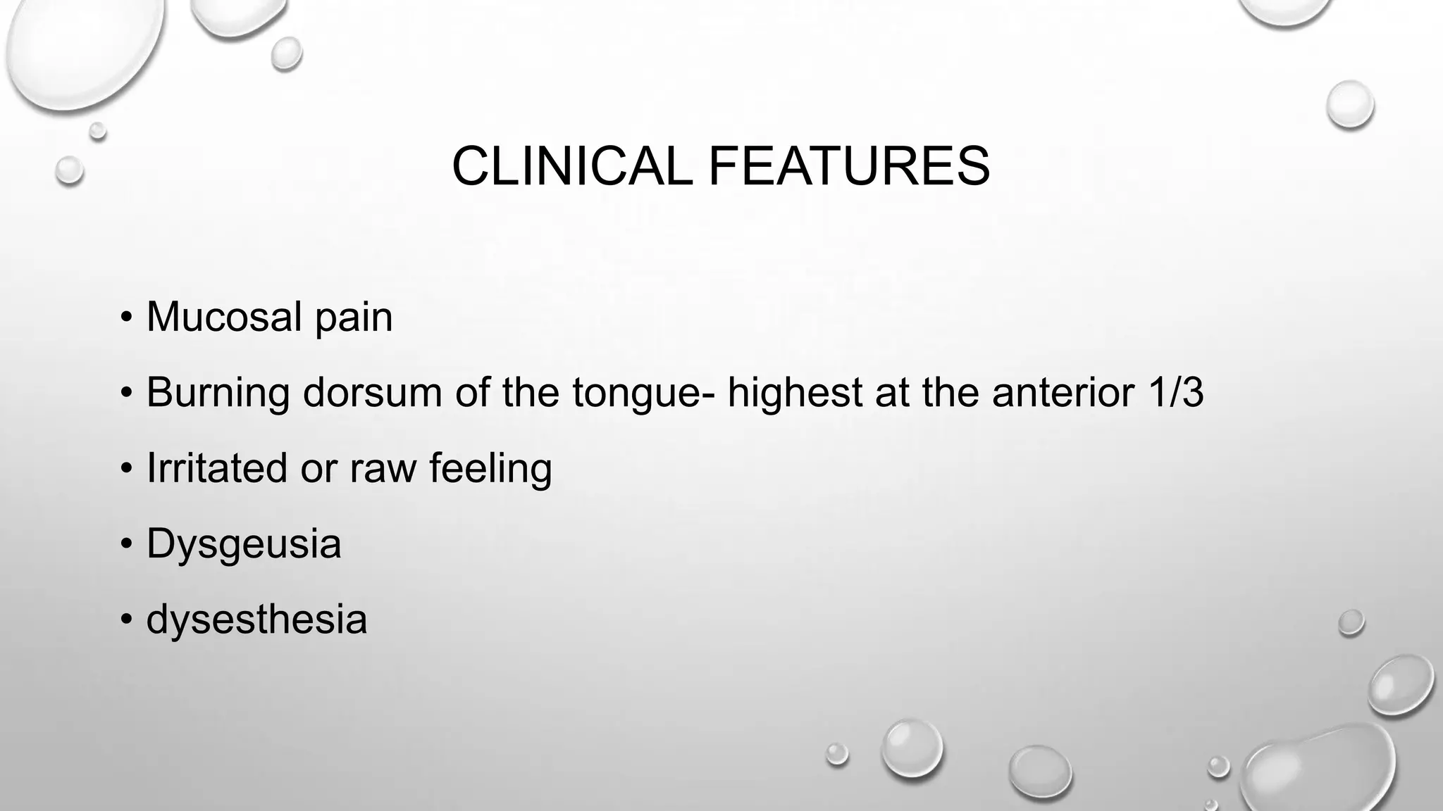 Burning mouth syndrome | PPTX