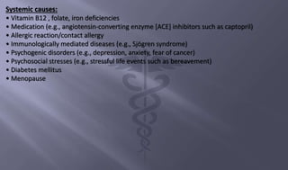 BURNING MOUTH SYNDROME, GLOSSODYNIA AND GLOSSOPYROSIS_112752.pptx