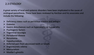 BURNING MOUTH SYNDROME, GLOSSODYNIA AND GLOSSOPYROSIS_112752.pptx