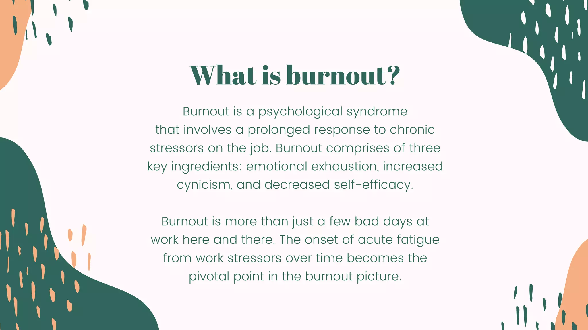 Burning Questions About Burnout- An Abbreviated Guide | PDF