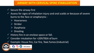 Burn injuries, classification and management | PPTX