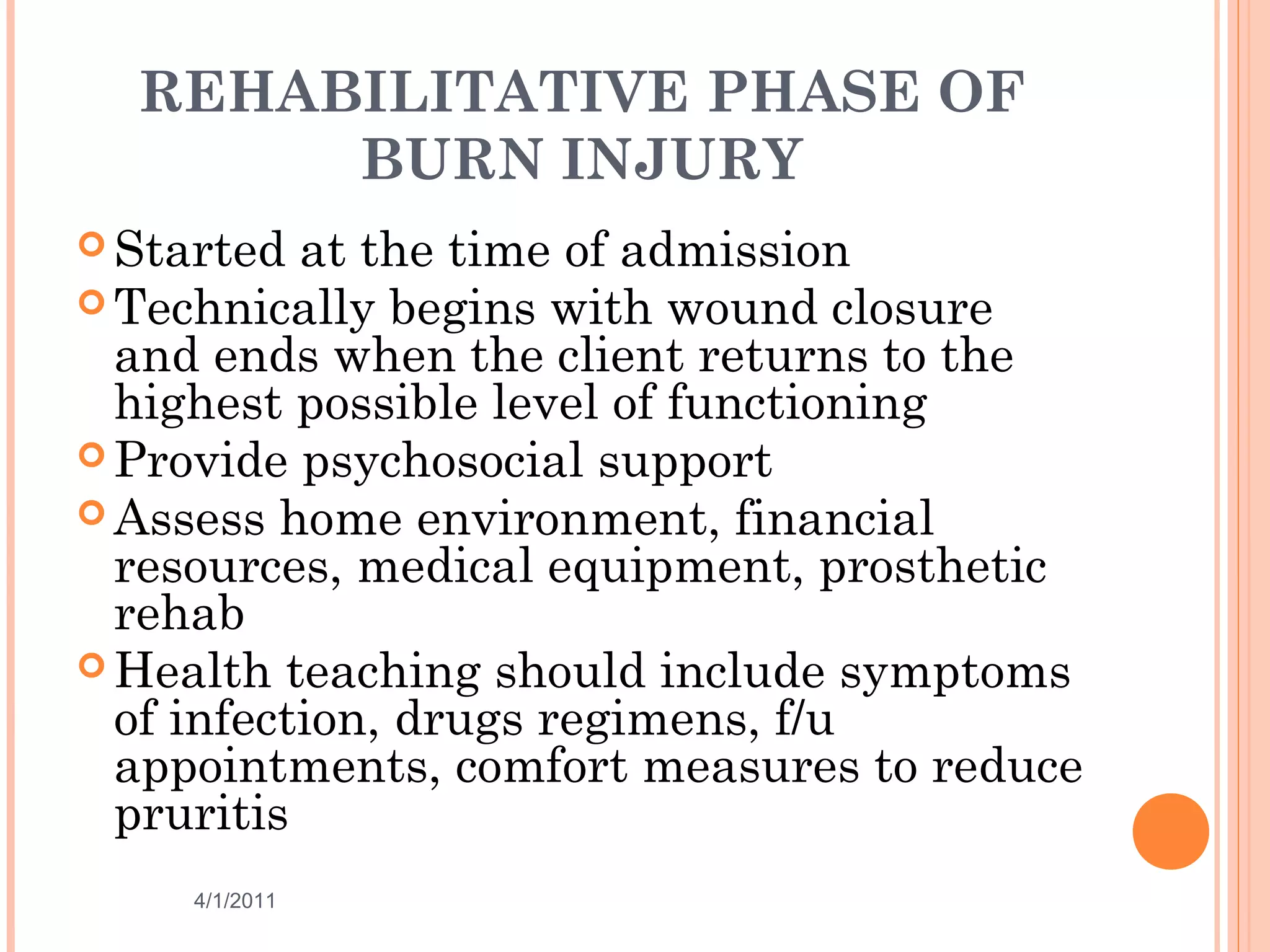 Burn Injuries and Its Management | PPT