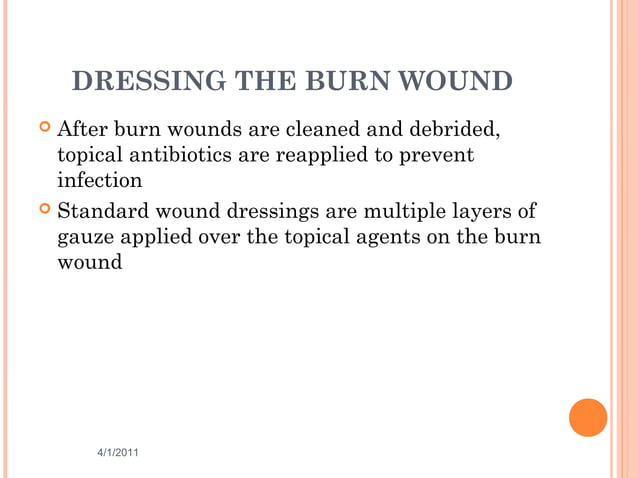Burn Injuries and Its Management | PPT