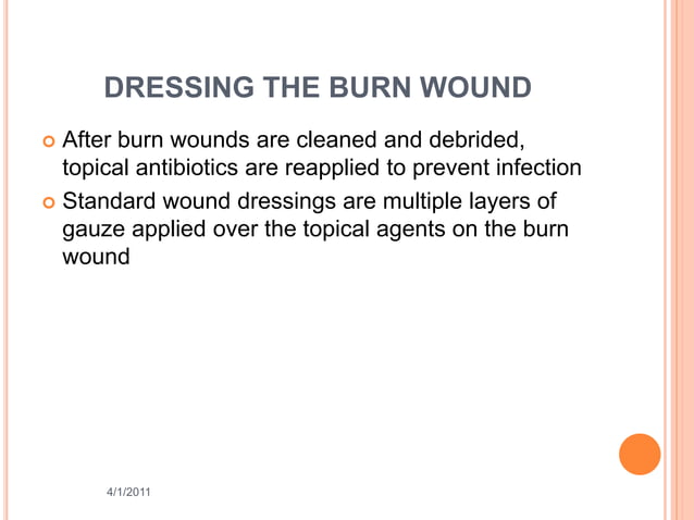 Burns in children | PPT | First Aid | Injuries