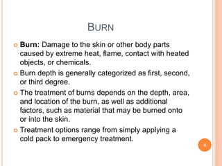Burn lecture, burn management and burn ppt | PPT