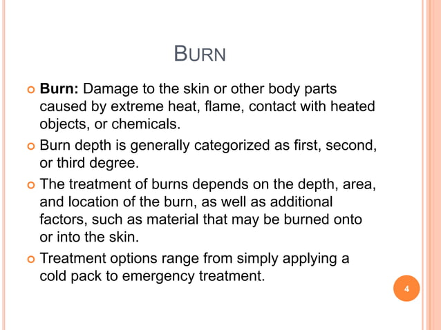 Burn lecture, burn management and burn ppt | PPT