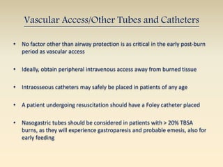 Burn management | PPTX