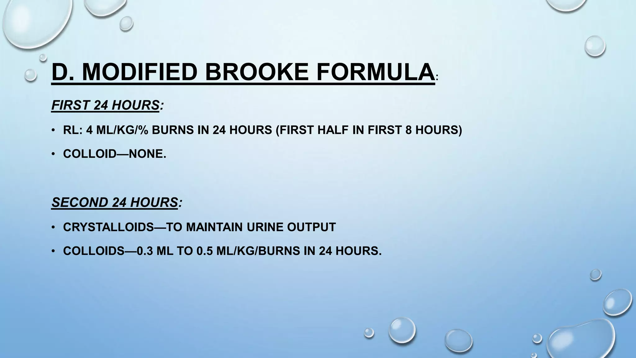 Burn management | PPTX