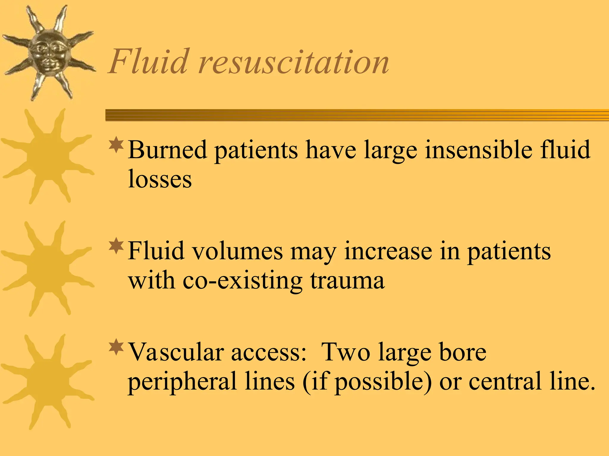 BurnManagement in surgery, ABCD of burns management | PPT