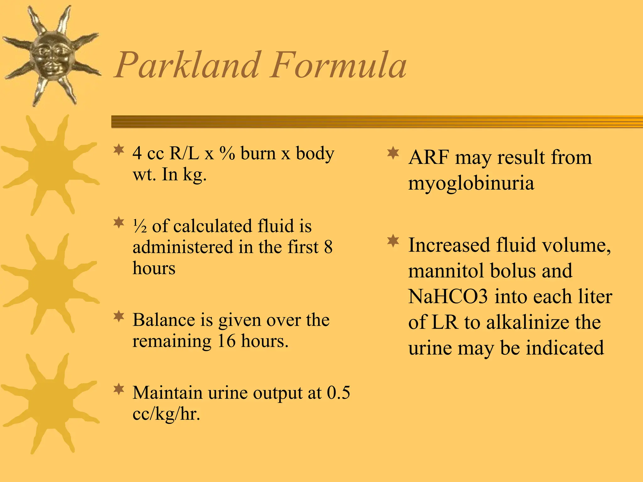 BurnManagement in surgery, ABCD of burns management | PPT