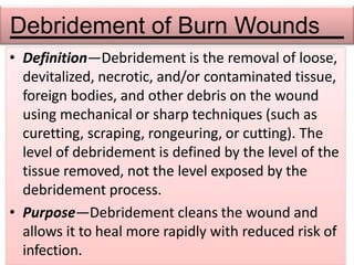 Burn management and plastic surgeries | PPTX