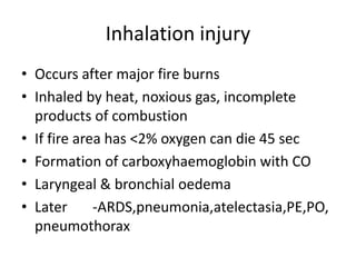 Burn management | PPTX