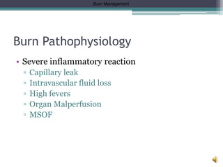 Burn management drneerajjain withaudio | PPT