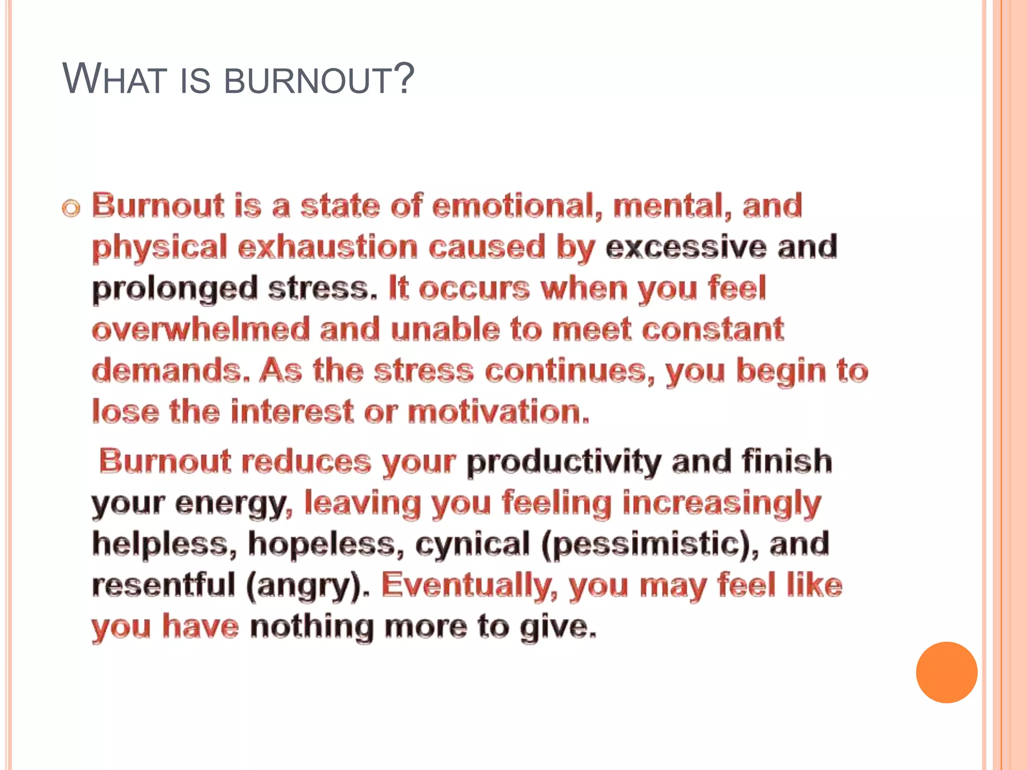 Burnout | PPTX