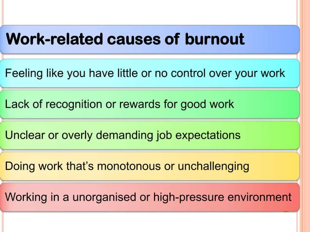 Burnout | PPTX | Mental Health | Diseases and Conditions