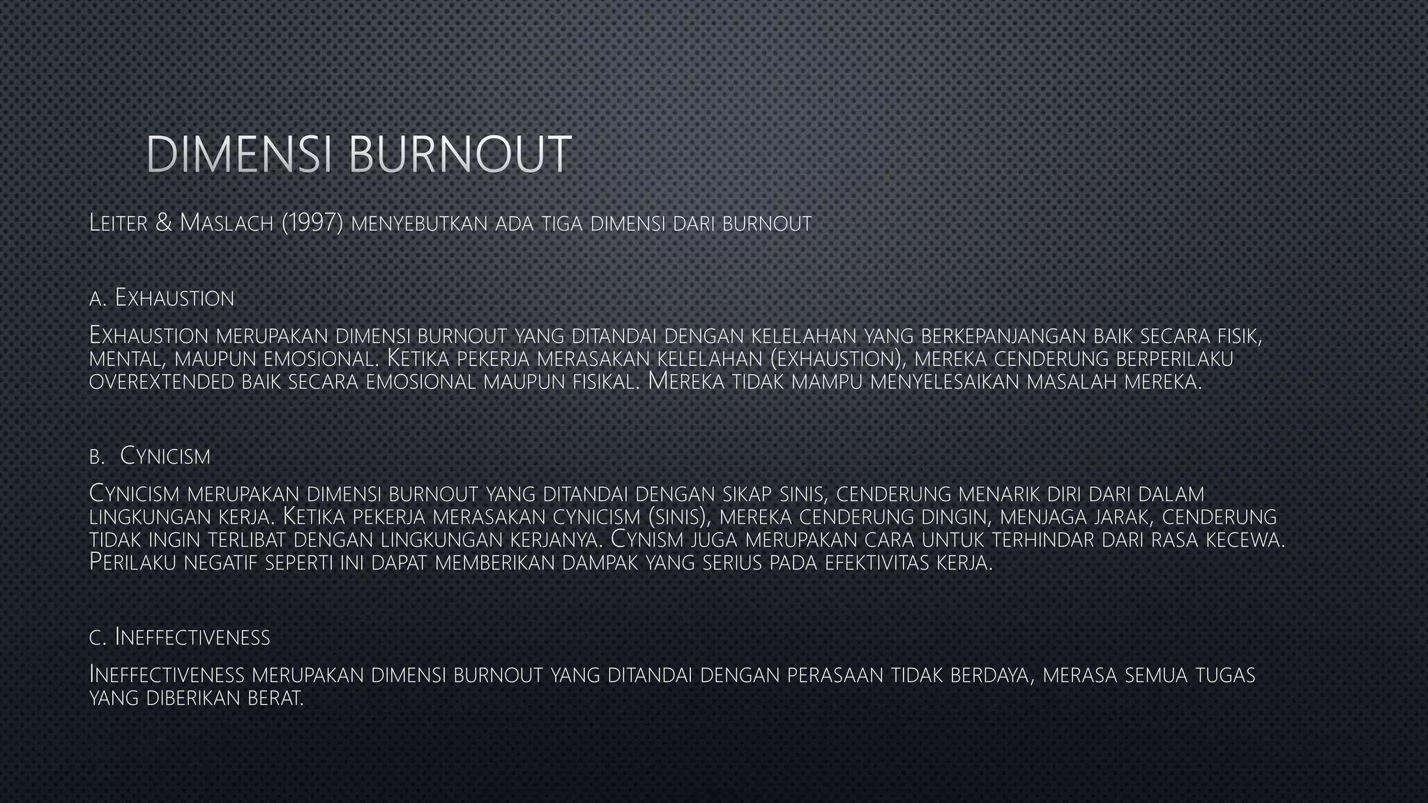 Burnout | PPTX