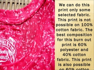 Burn-out printing | PPT