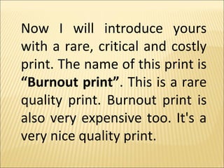 Burn-out printing | PPT