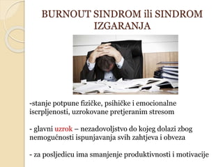Burnout sindrom | PPTX