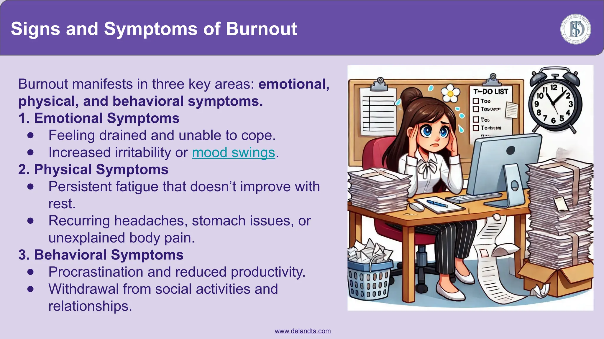 Recognizing Signs and Recovering from Burnout | PPTX