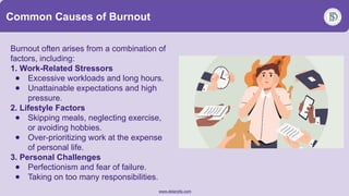 Recognizing Signs and Recovering from Burnout | PPTX