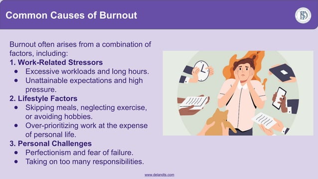 Recognizing Signs and Recovering from Burnout | PPTX