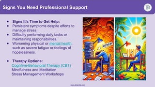 Recognizing Signs and Recovering from Burnout | PPTX
