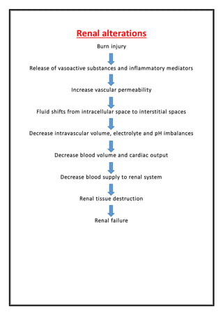 pathophysiology of burn | DOCX