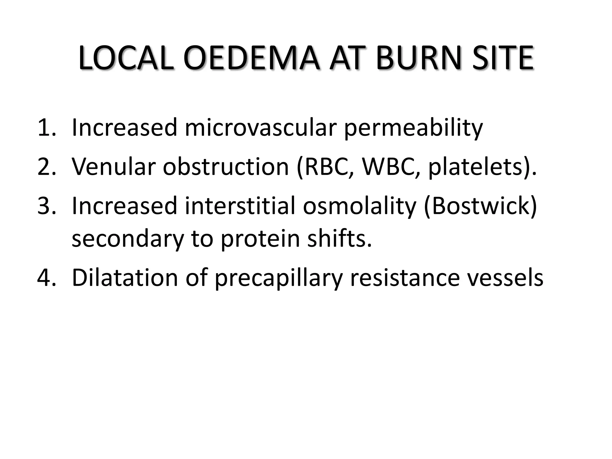 Burn pathophysiology | PPTX