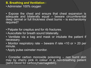 Burn treatment protocol | PPTX
