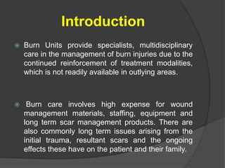 Burn treatment protocol | PPTX