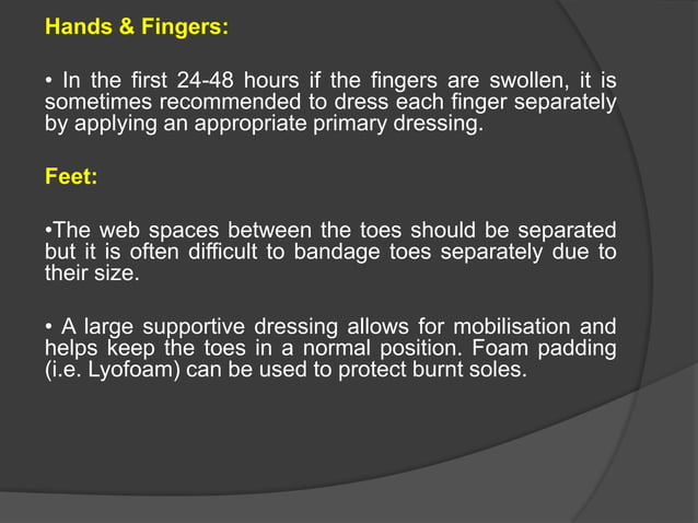 Burn treatment protocol | PPTX | First Aid | Injuries