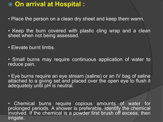 Burn treatment protocol | PPTX