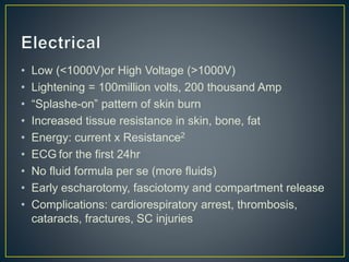 Burn injury | PPTX
