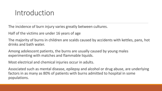 Burn Injuries | PPT