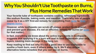 Burn burn to human body | PPT