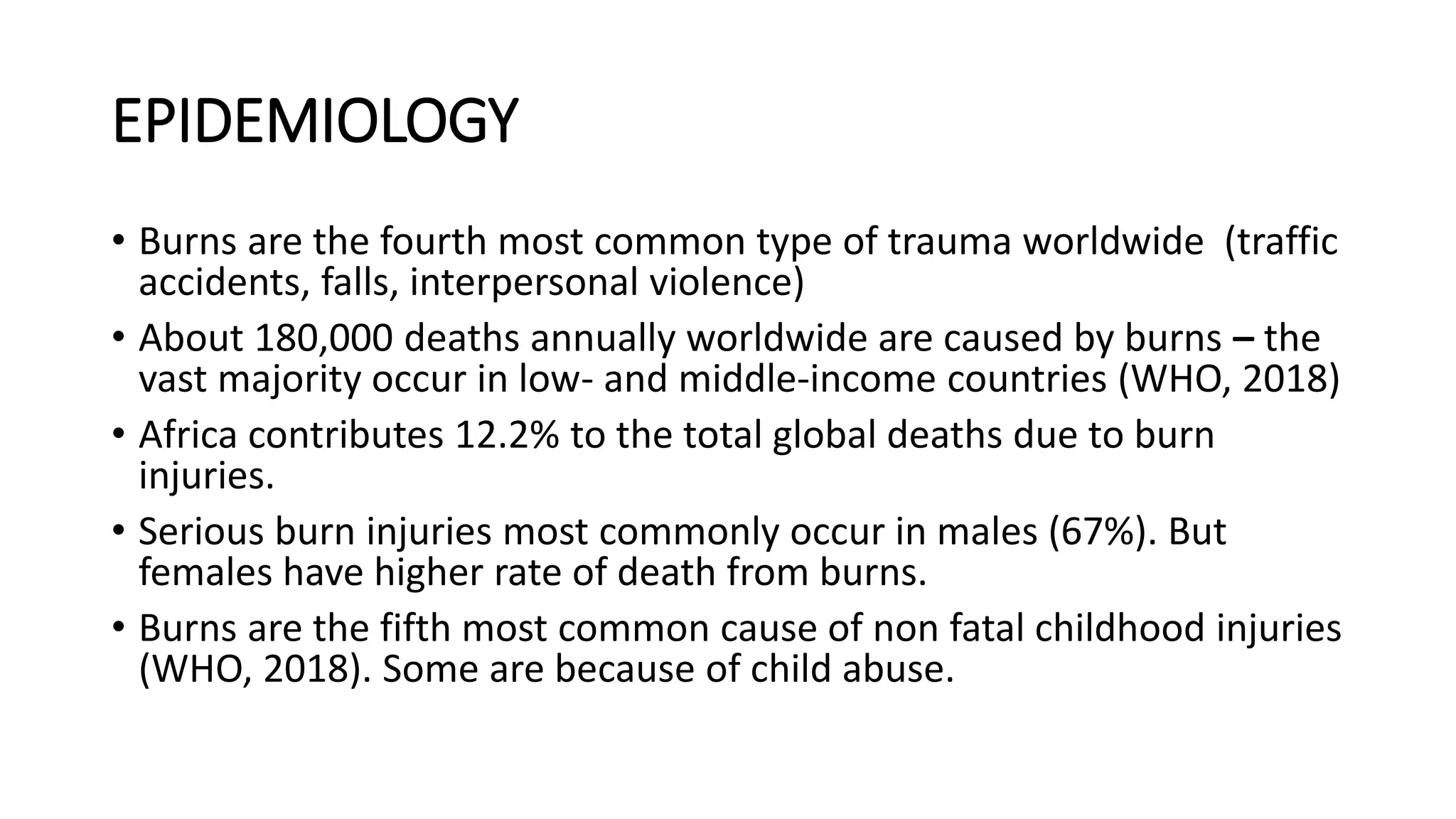 Burns in Surgery - Causes and Management | PPTX