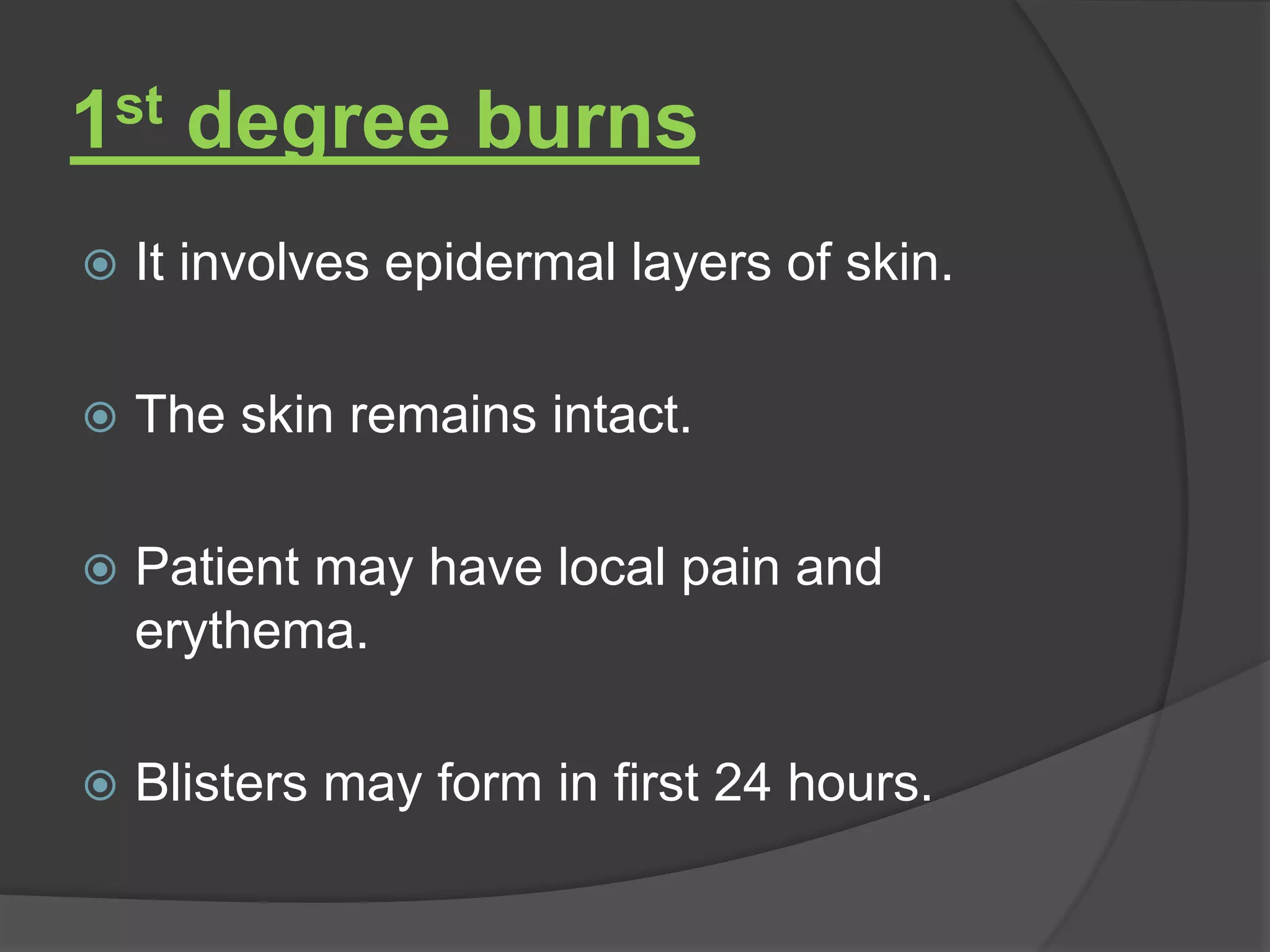 Burns its types, causes and management. | PPTX