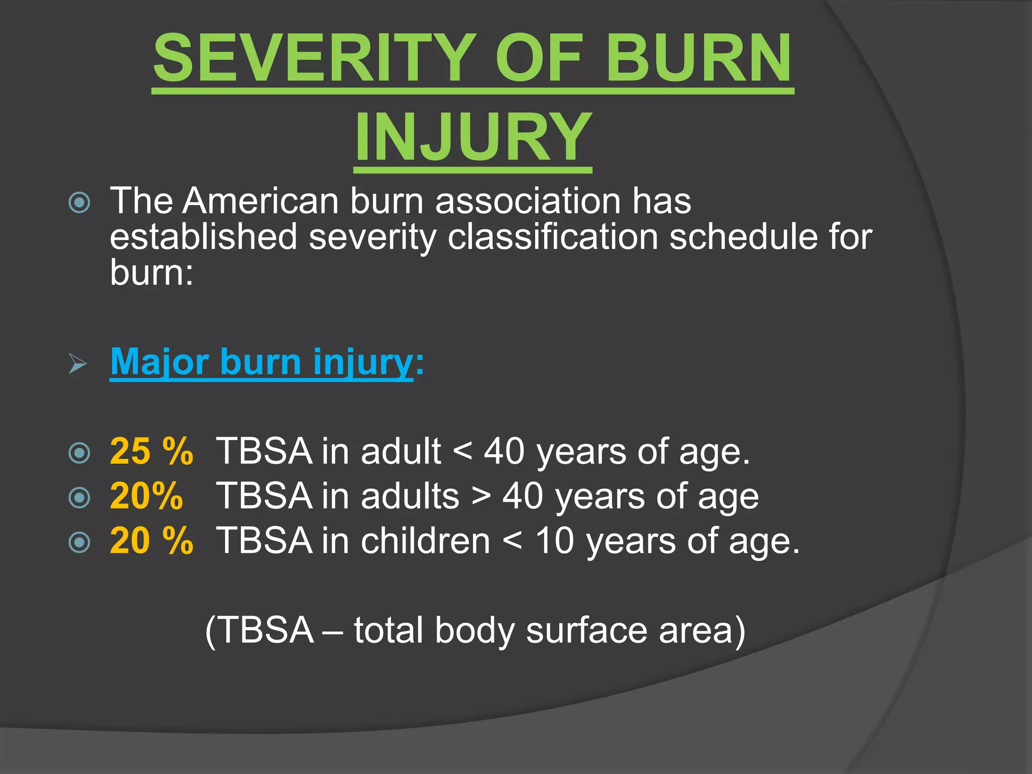 Burns its types, causes and management. | PPTX