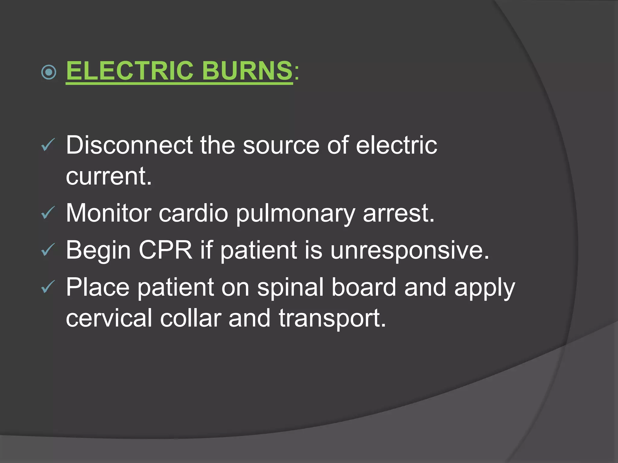 Burns its types, causes and management. | PPTX