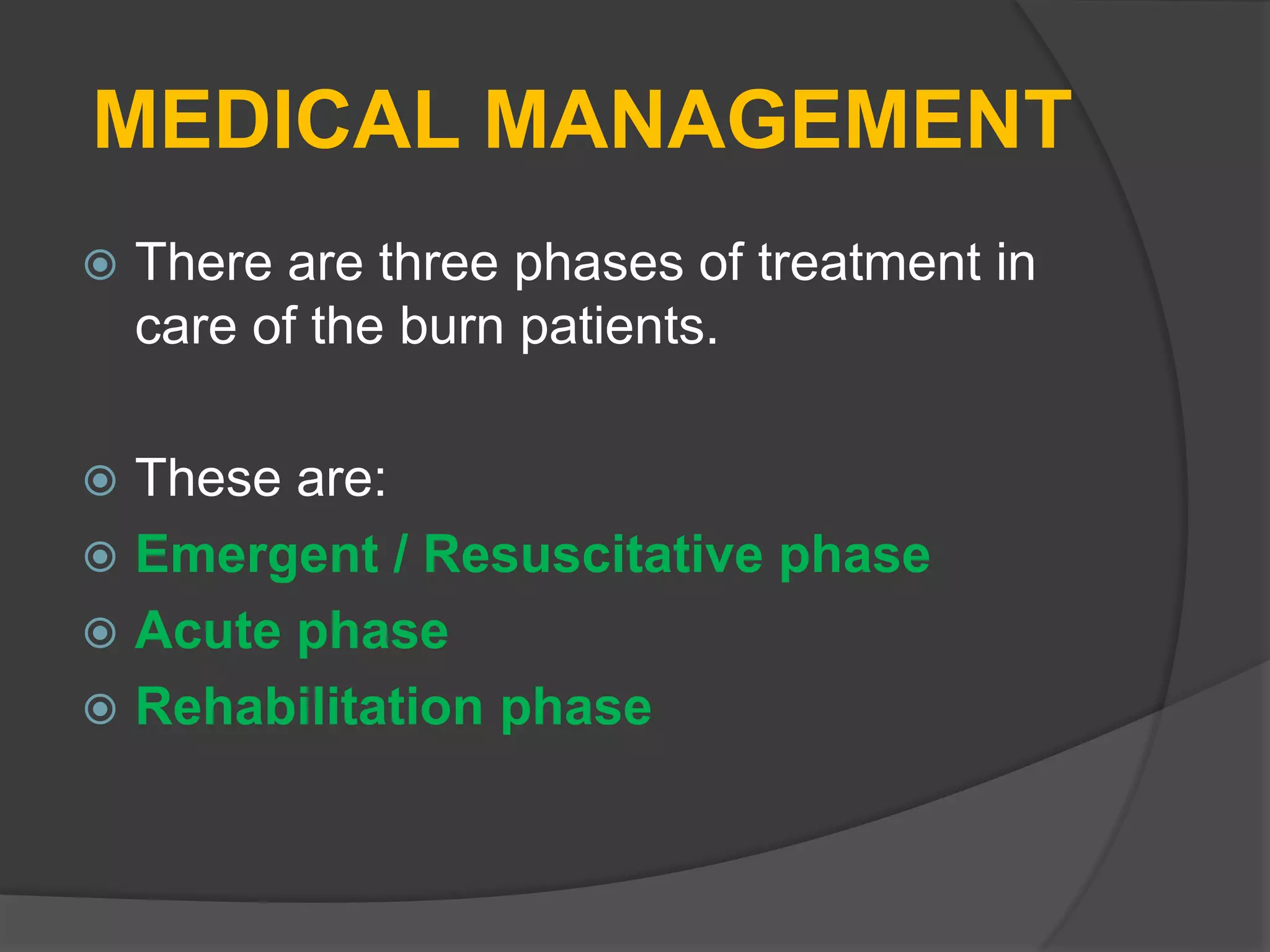Burns its types, causes and management. | PPTX