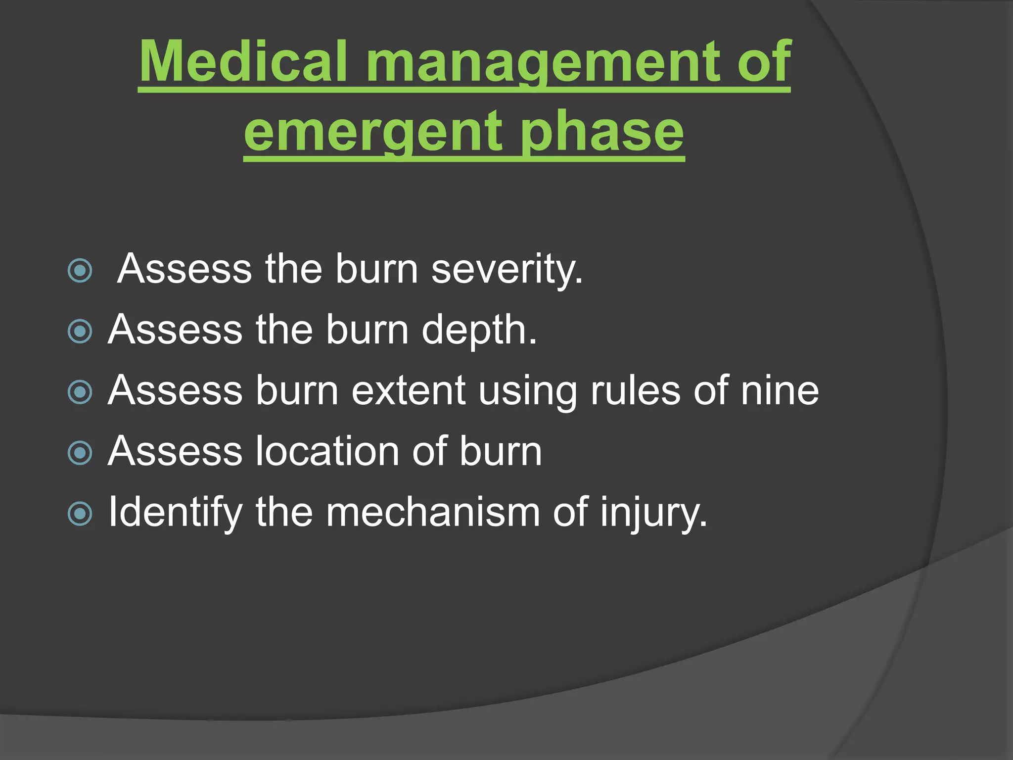 Burns its types, causes and management. | PPTX