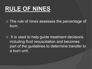 Burns its types, causes and management. | PPTX