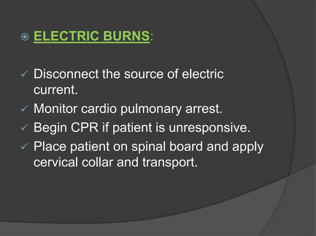 Burns its types, causes and management. | PPTX | First Aid | Injuries