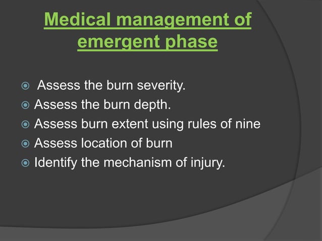 Burns its types, causes and management. | PPTX | First Aid | Injuries