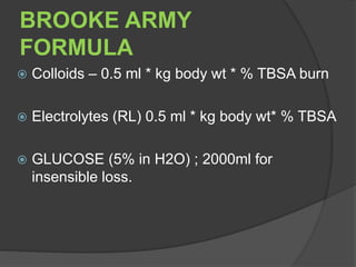 Burns its types, causes and management. | PPTX