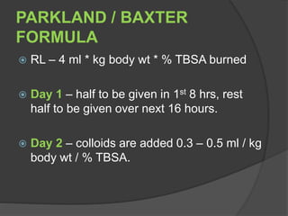 Burns its types, causes and management. | PPTX
