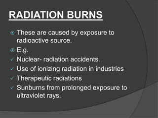 Burns its types, causes and management. | PPTX