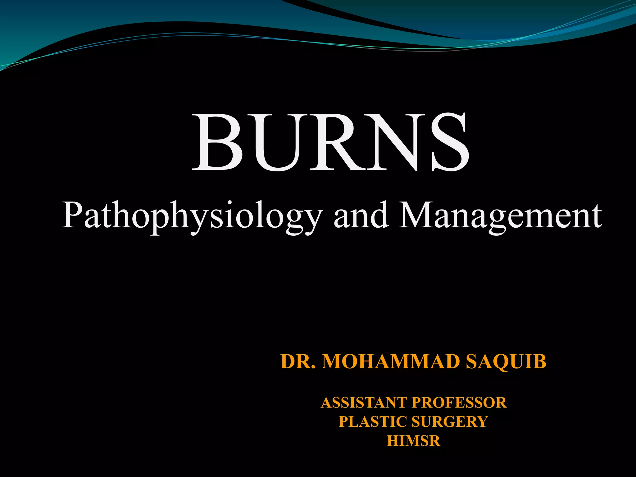 BURNS.ppt | Injuries | Diseases and Conditions
