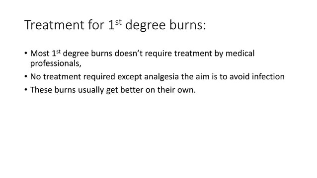 BURNS - very basic presentation for idea | PPTX | First Aid | Injuries